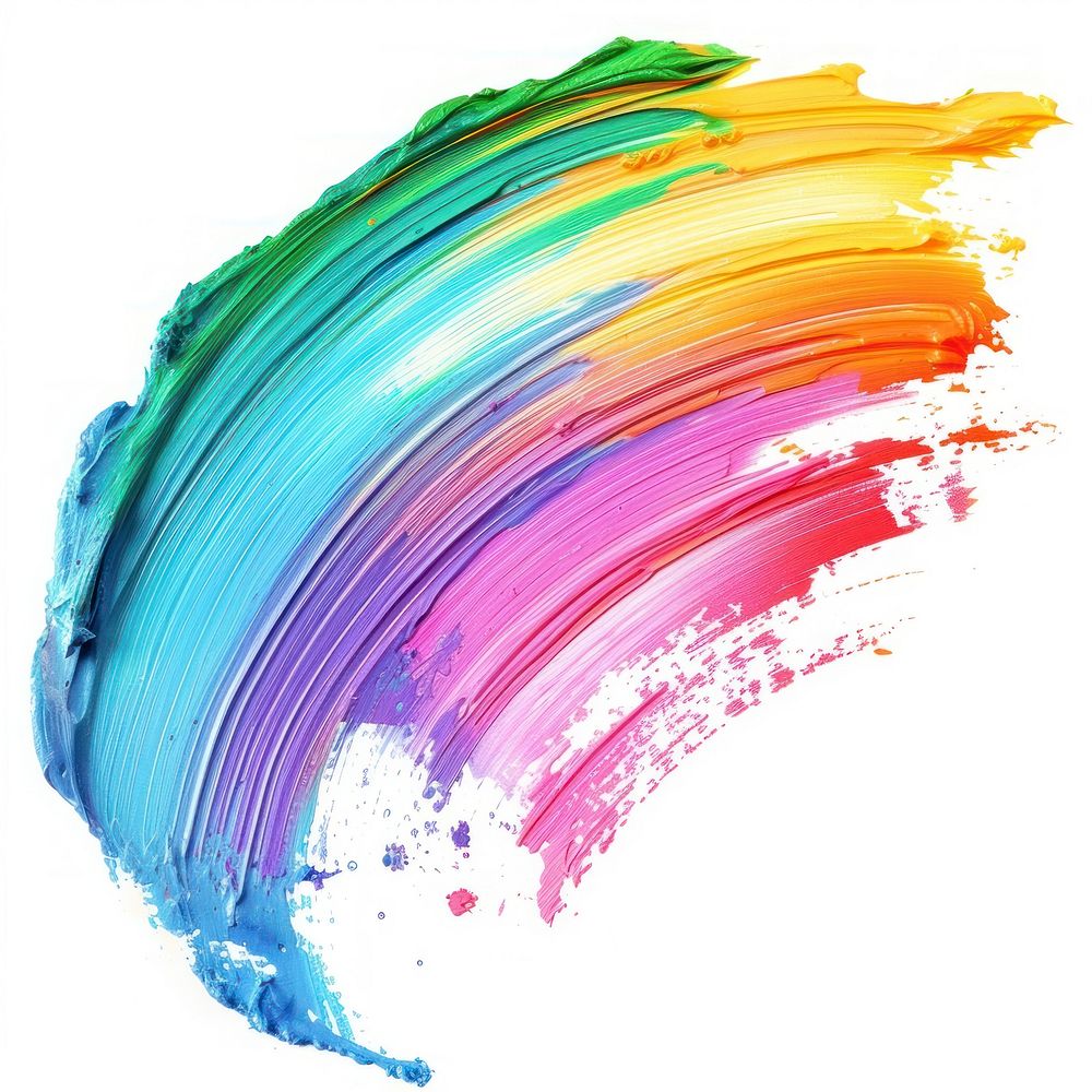 Pastel rainbow brush stroke backgrounds | Premium Photo - rawpixel