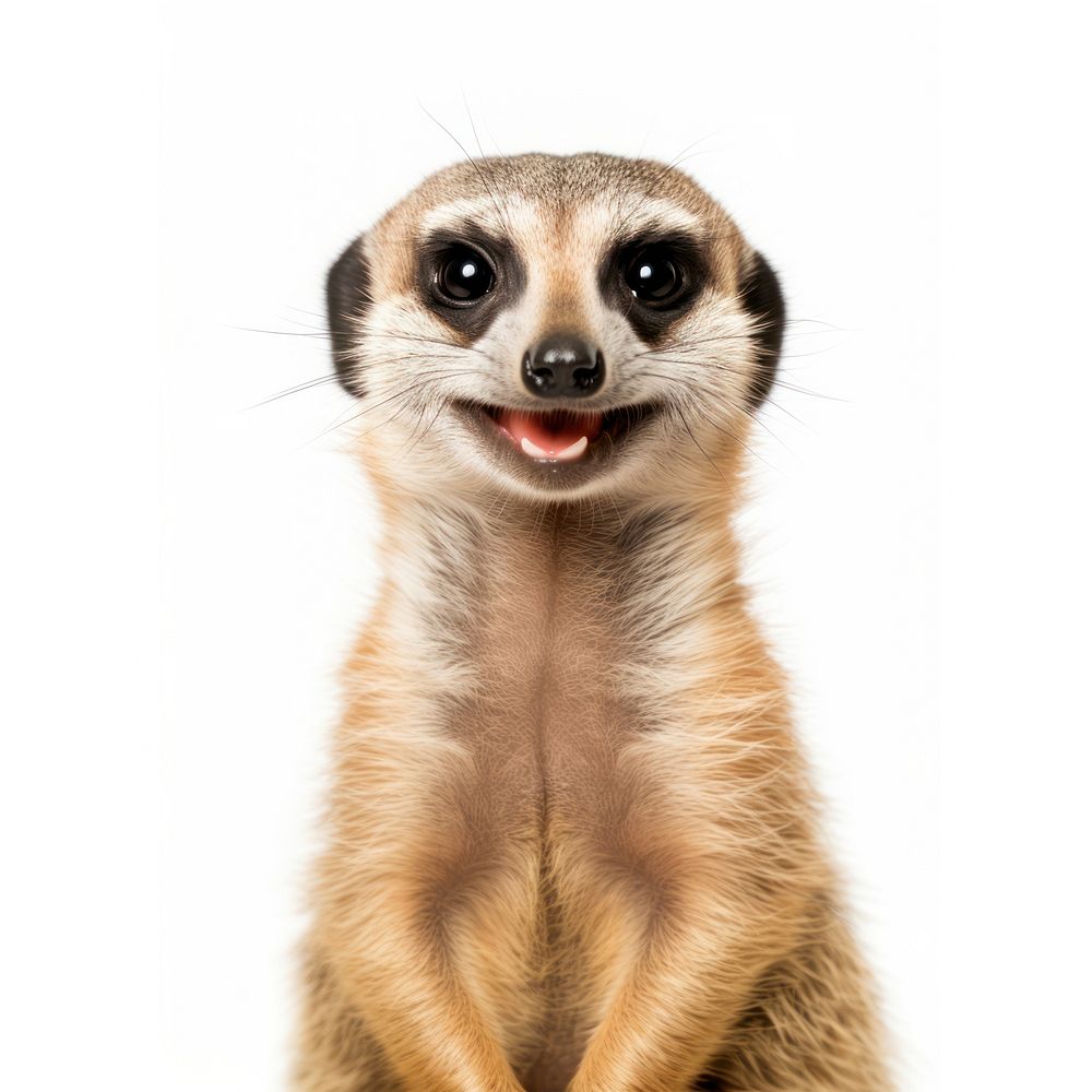 Smiling meerkat wildlife animal mammal. | Free Photo - rawpixel
