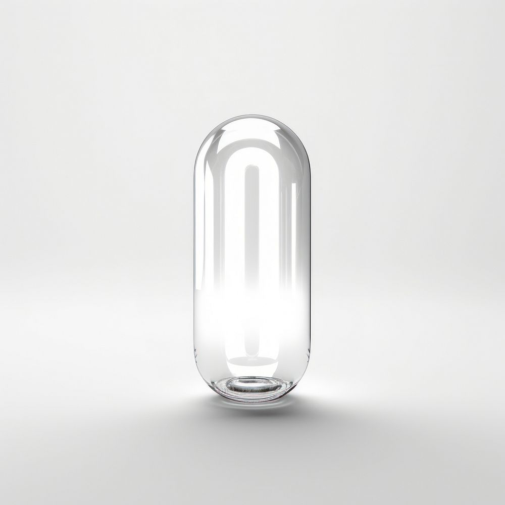 Medication capsule glass light white | Free Photo Illustration - rawpixel