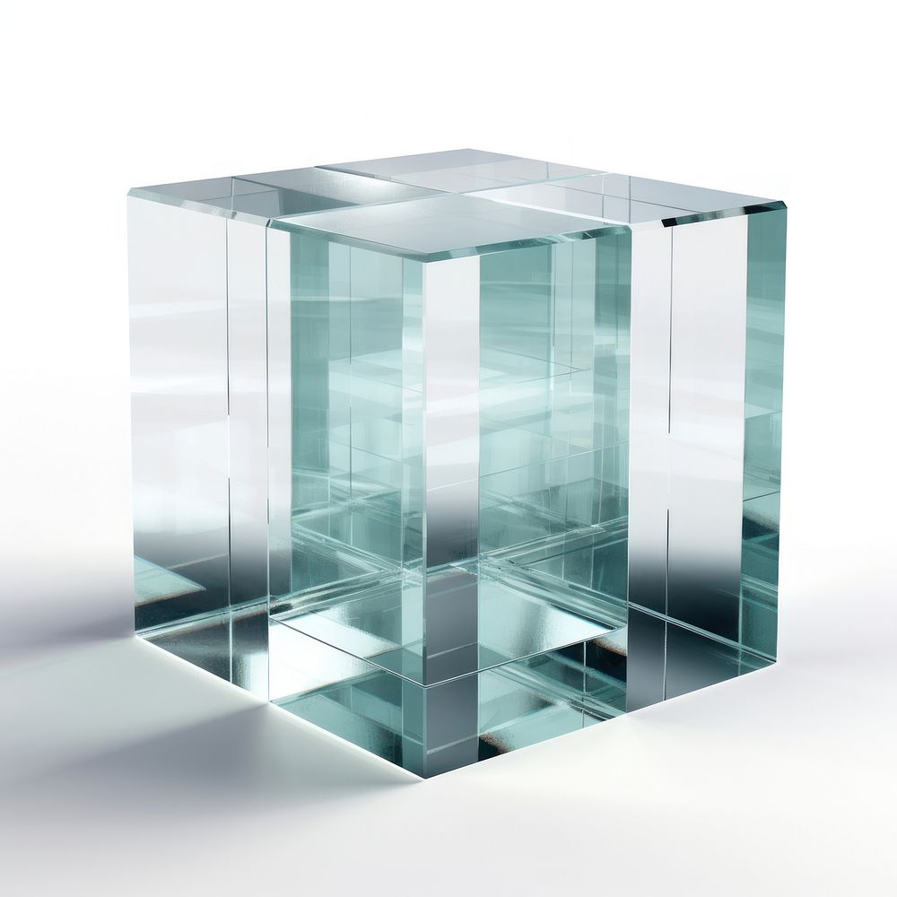 Cuboid crystal glass vase. | Free Photo Illustration - rawpixel