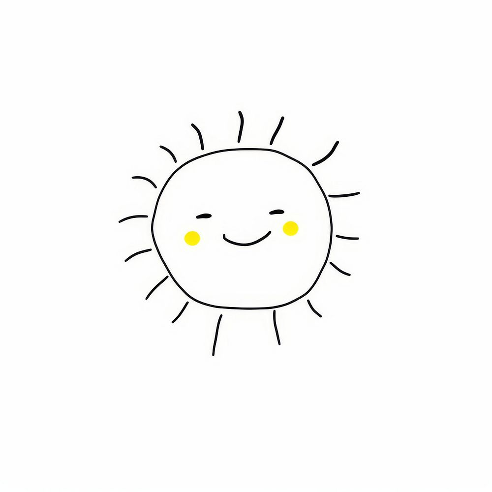 Sun drawing sketch line. | Premium Photo Illustration - rawpixel