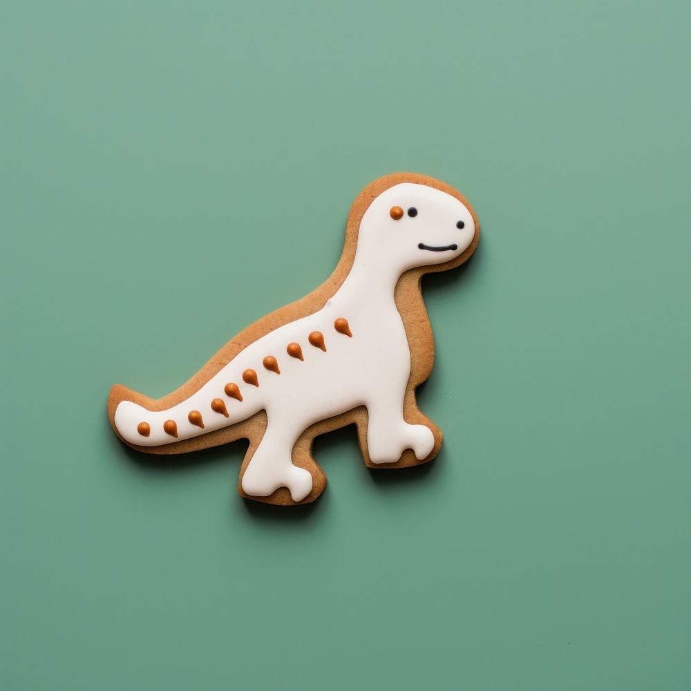 Dinosaur cookie gingerbread animal. | Free Photo - rawpixel