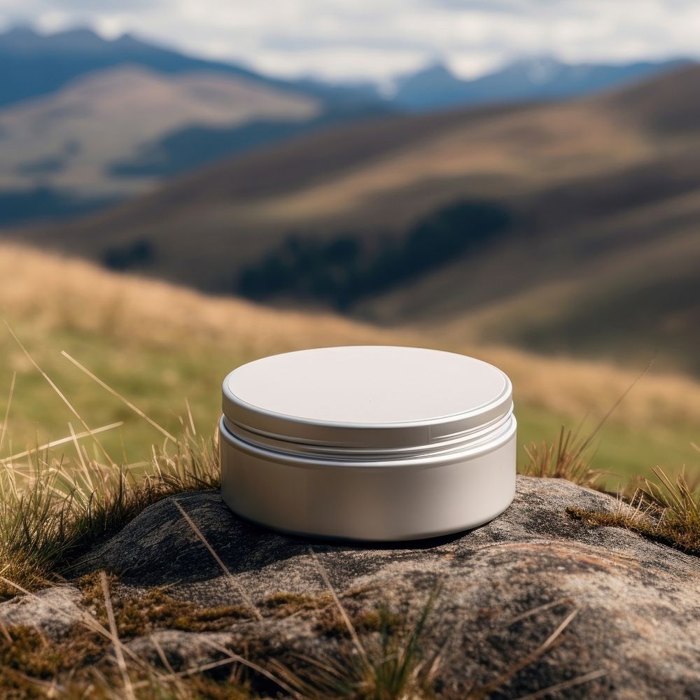 Cosmetic packaging landscape mountain wilderness. | Free Photo - rawpixel