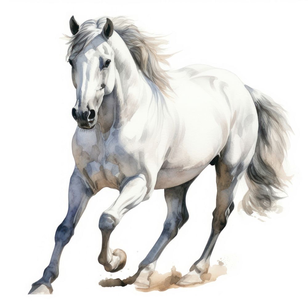 Horse stallion drawing animal | Free Photo Illustration - rawpixel