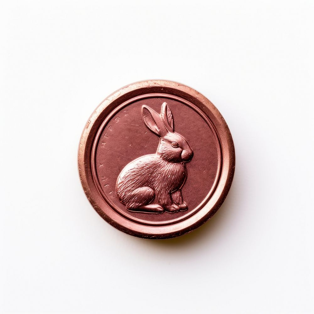 Seal Wax Stamp rabbit animal | Free Photo - rawpixel