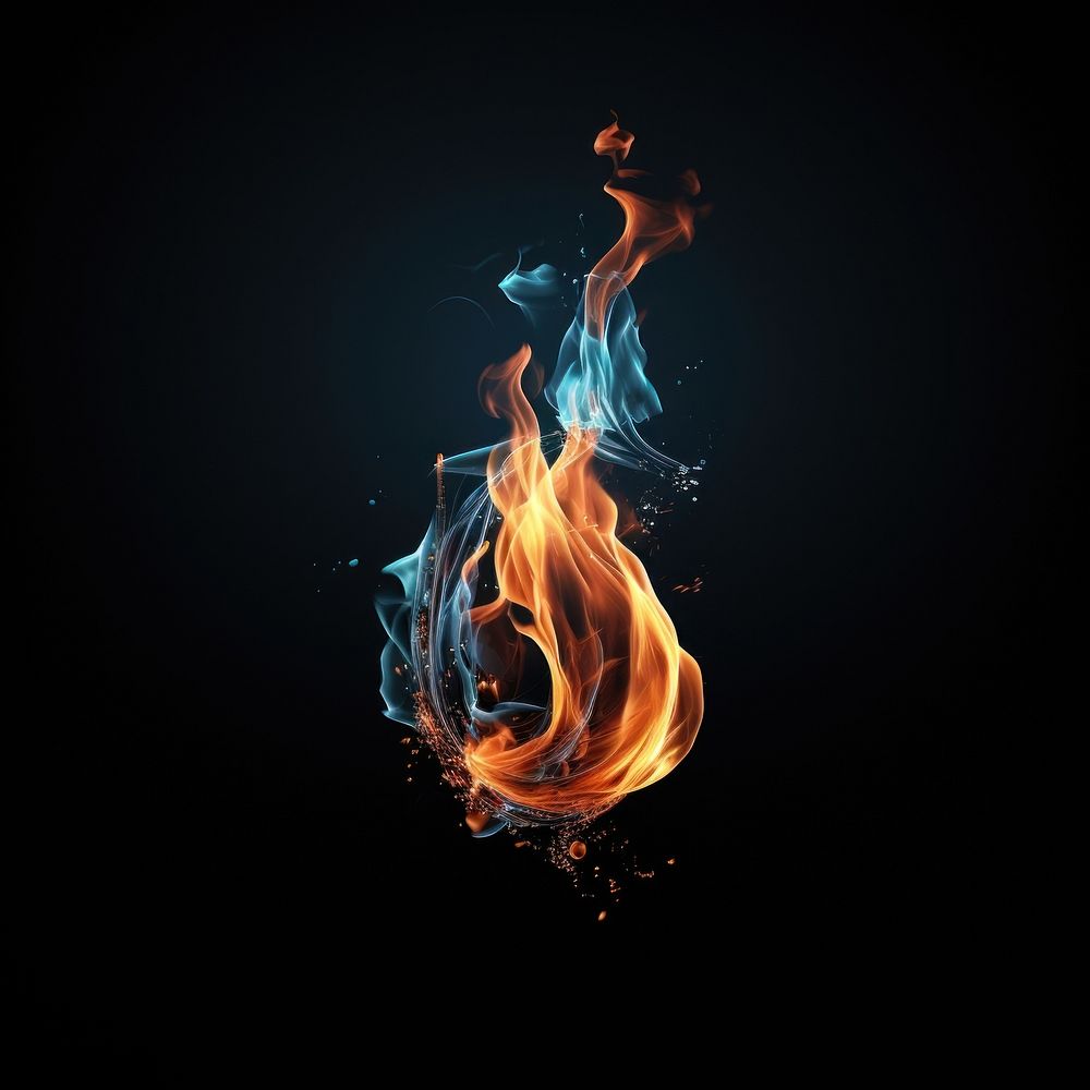 Flame spark fire illuminated exploding. | Free Photo - rawpixel