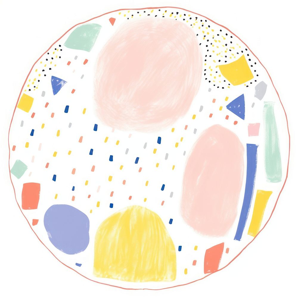Fun doodle circular shape backgrounds | Free Photo Illustration - rawpixel