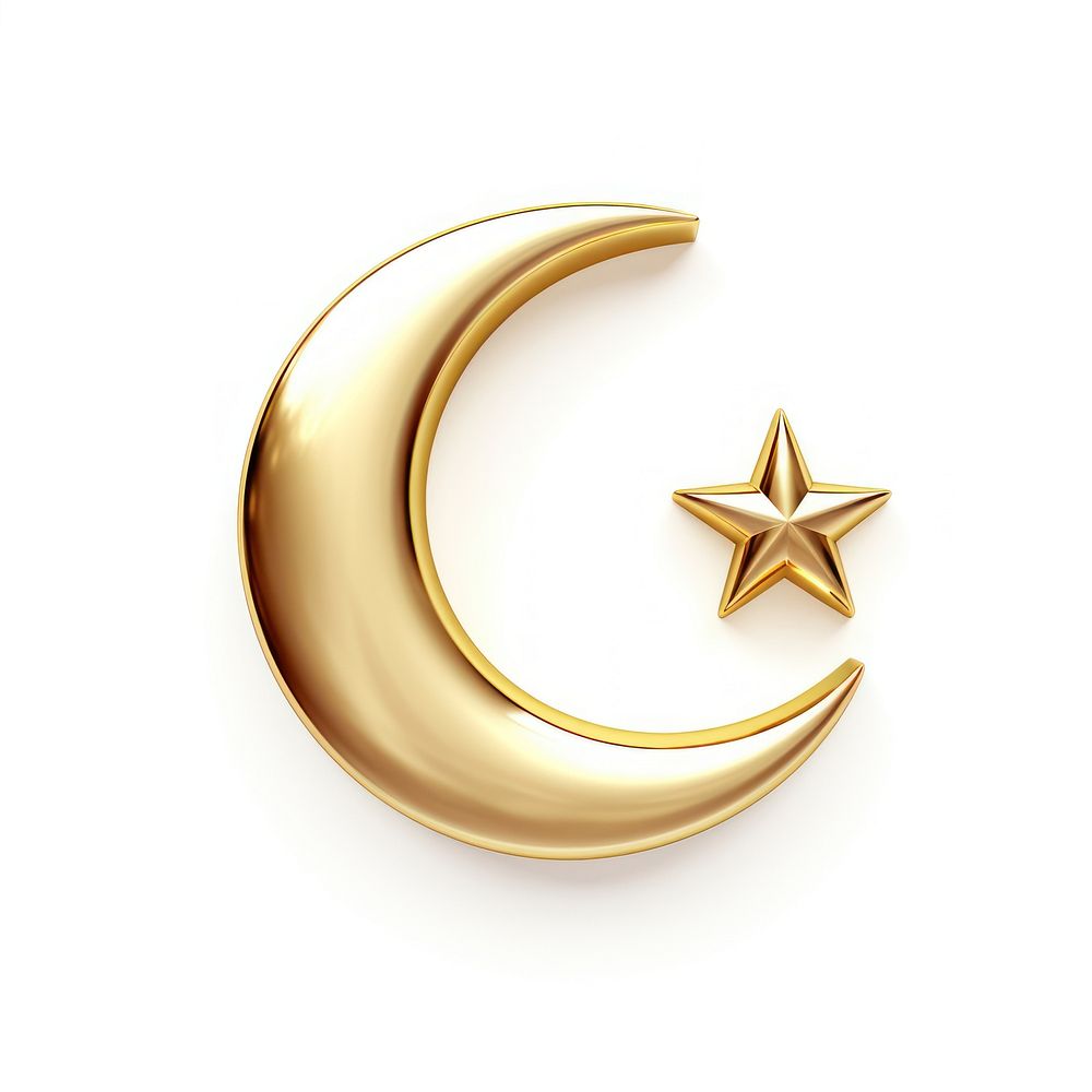 Moon star gold astronomy shiny | Premium Photo Illustration - rawpixel