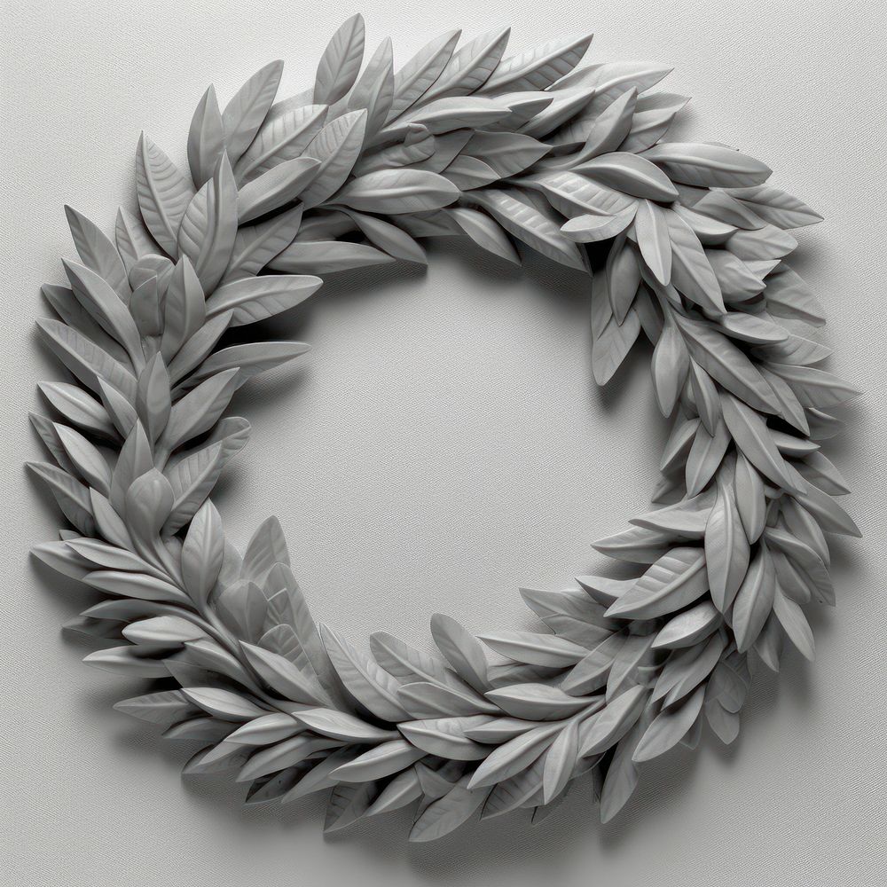 Bas-relief olive wreath sculpture texture | Free Photo - rawpixel