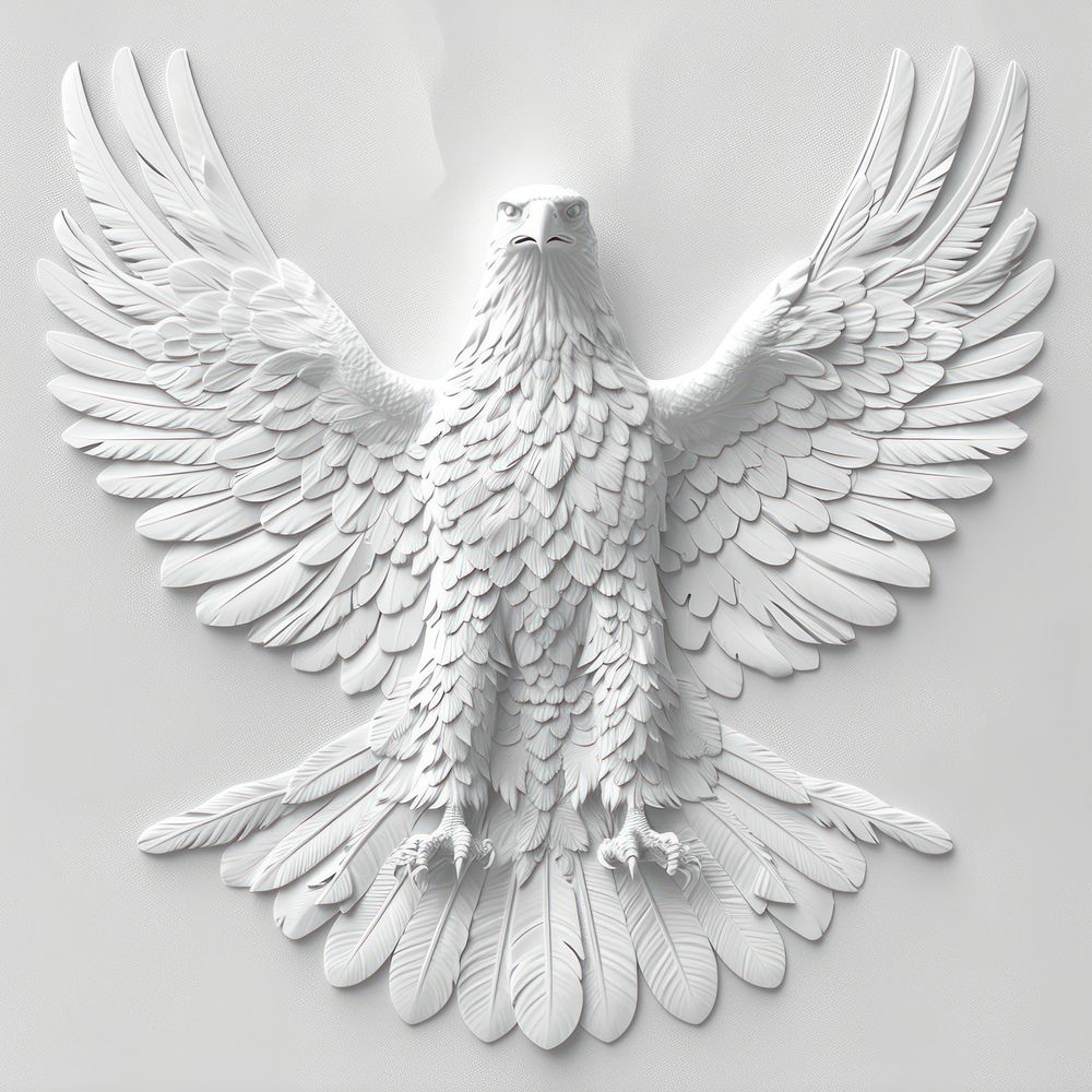 Bas-relief Eagle heraldry texture white | Free Photo - rawpixel