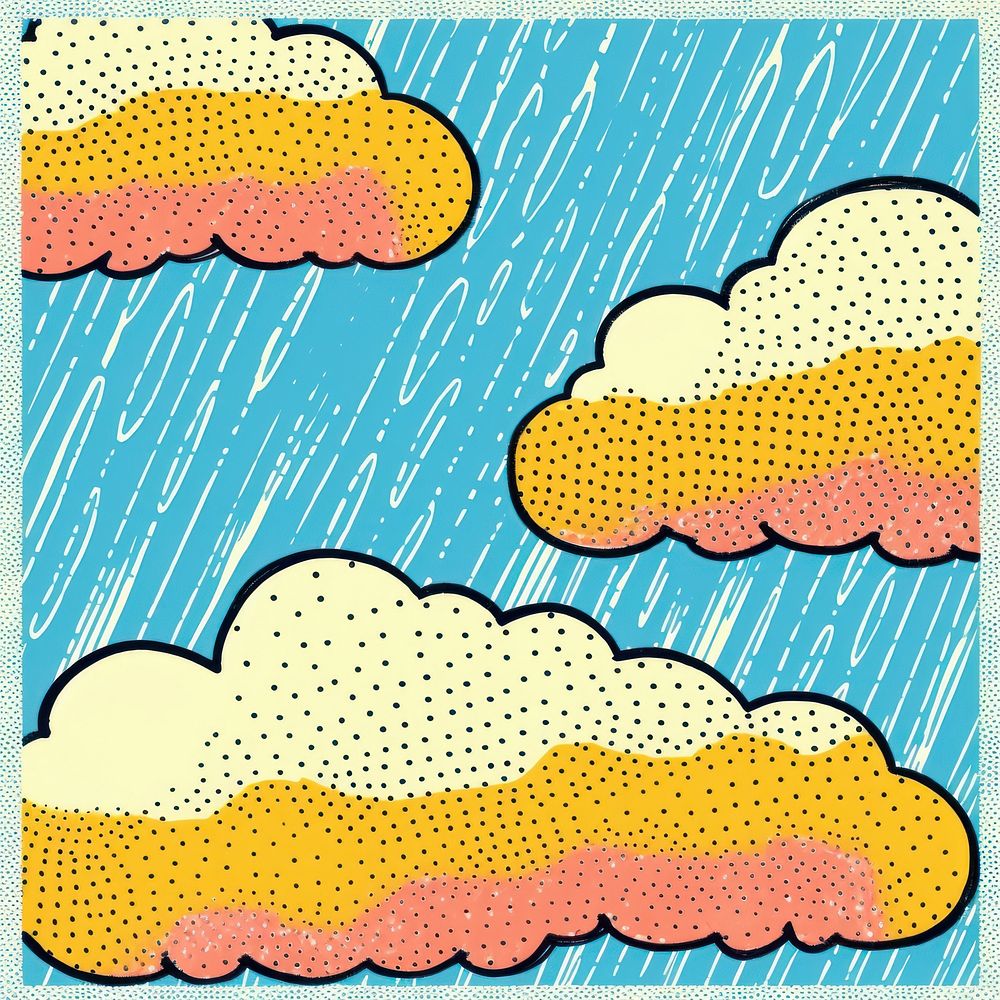 Cloud Rain Line Art Images | Free Photos, PNG Stickers, Wallpapers ...