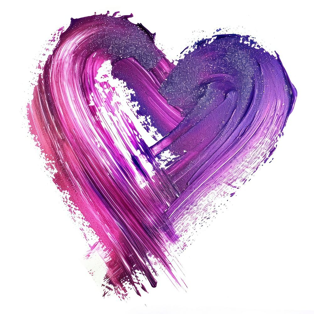 Paint heart shape brush stroke | Free Photo - rawpixel