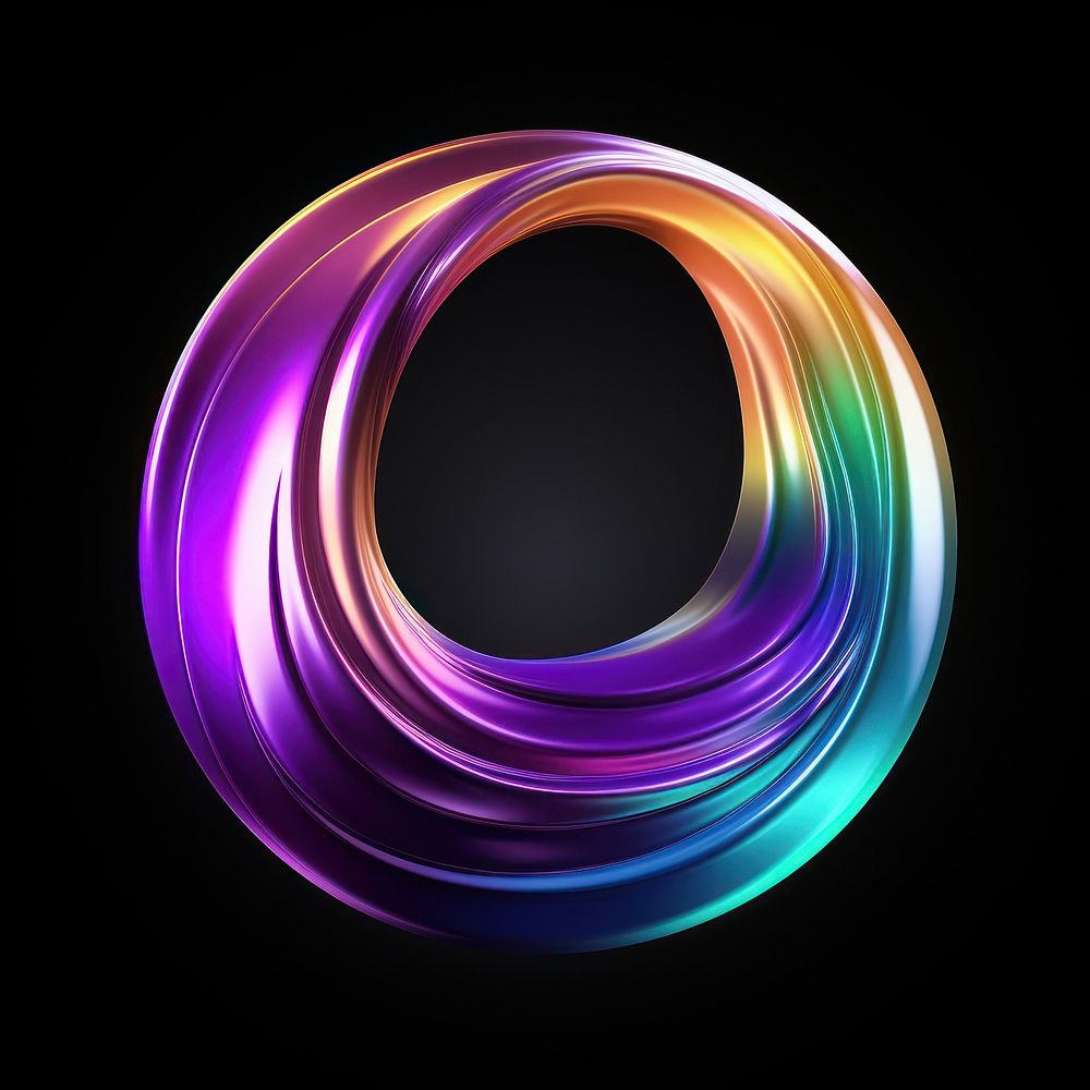 3D render neon moon icon | Premium Photo Illustration - rawpixel