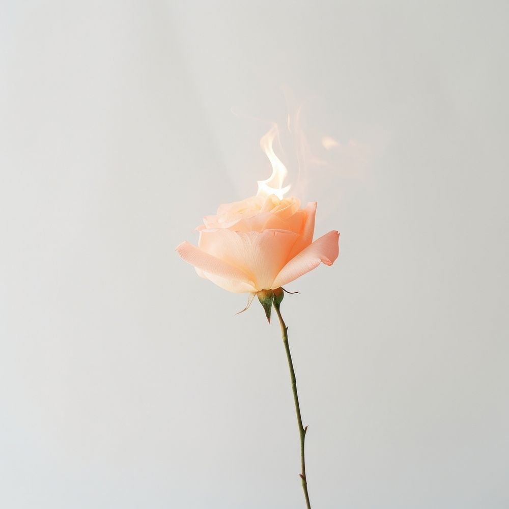 Rose burning flower petal. | Premium Photo - rawpixel