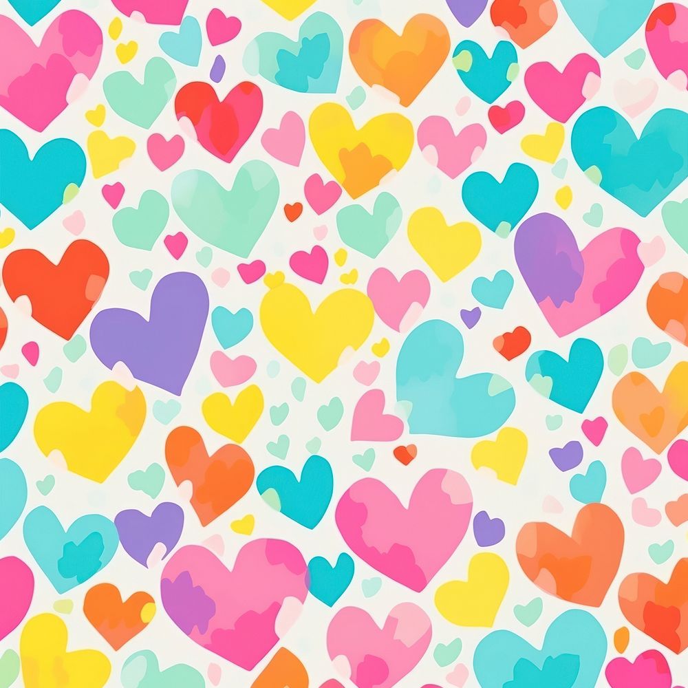 Heart pattern backgrounds creativity. | Free Photo Illustration - rawpixel