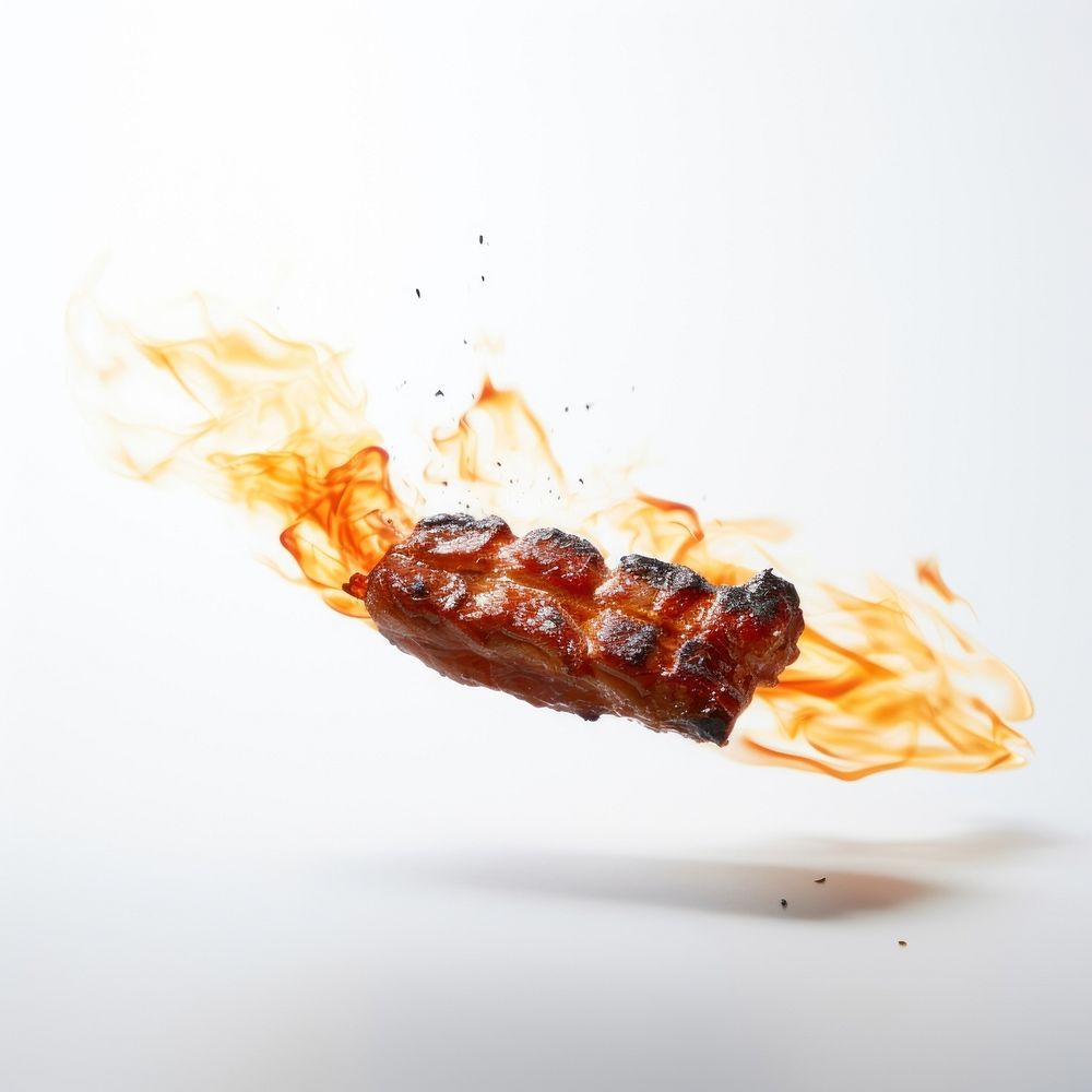 Burning Korean Grilled Pork fire | Free Photo - rawpixel