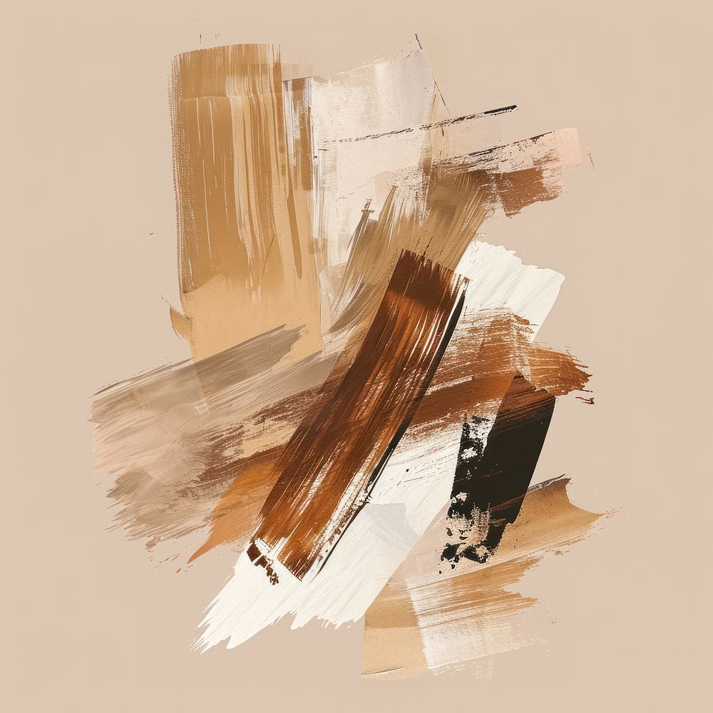 Brown brush stroke backgrounds abstract | Premium Photo Illustration ...