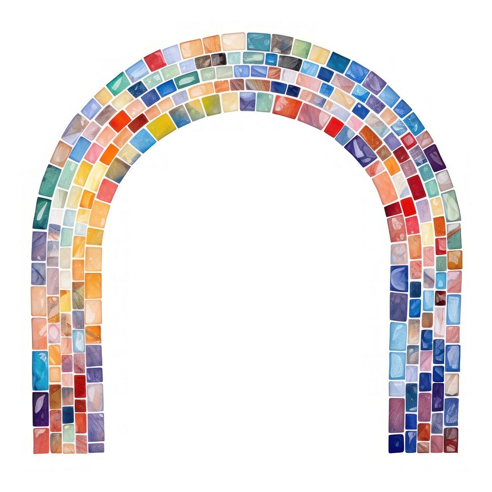 Arch decorative mosaic art architecture. | Premium Photo Illustration ...