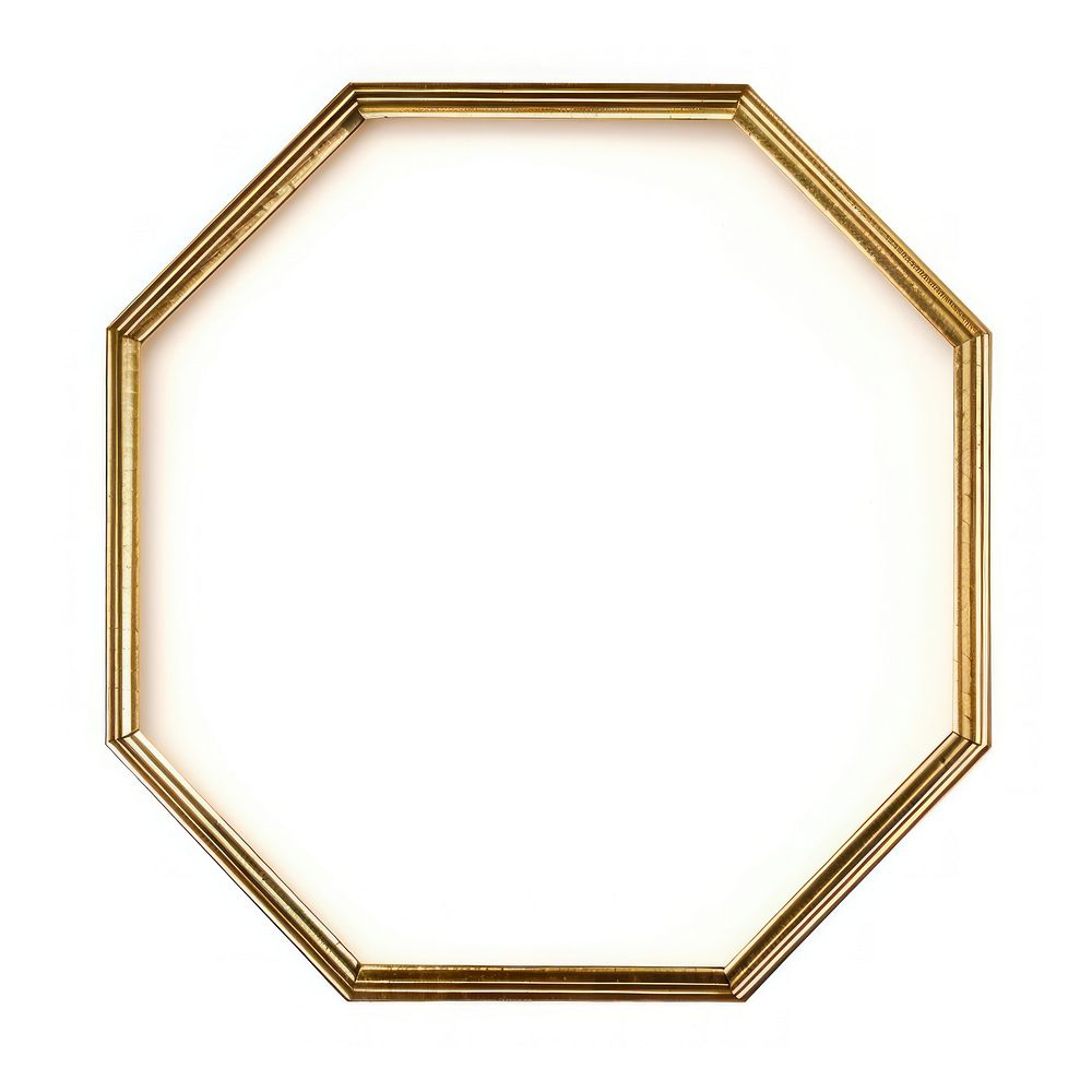 Octagon frame photo gold. | Premium Photo - rawpixel
