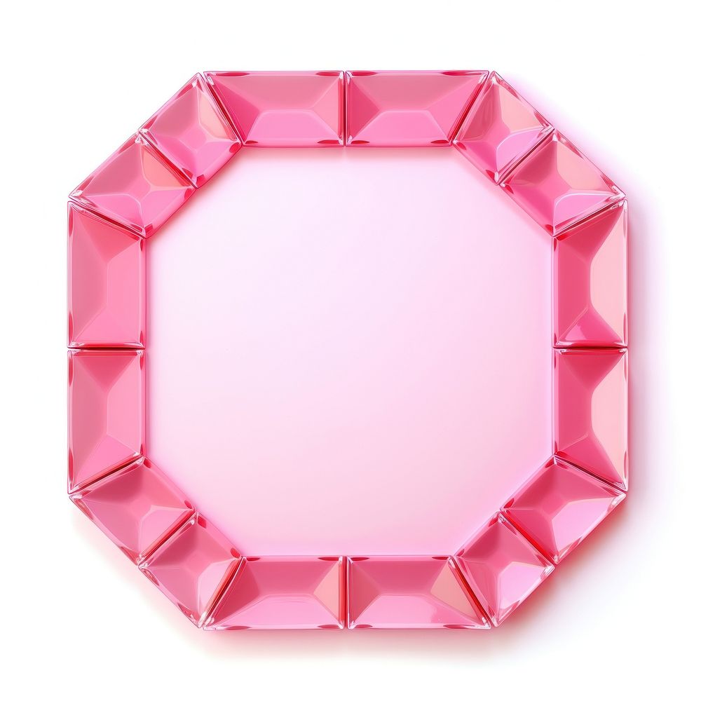 Pink Octagon jewelry pink white | Premium Photo - rawpixel