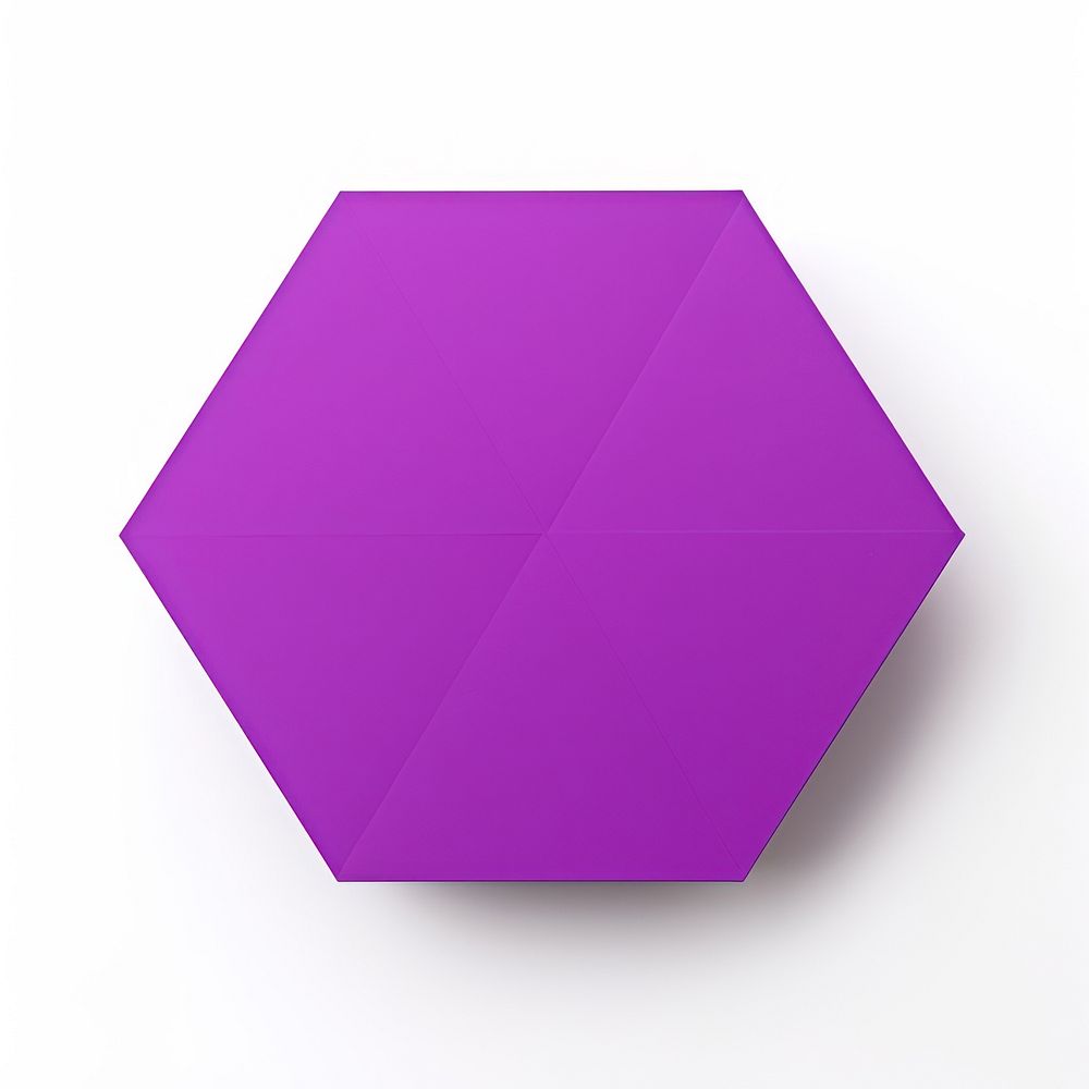 Octagon shape purple paper origami. | Premium Photo - rawpixel