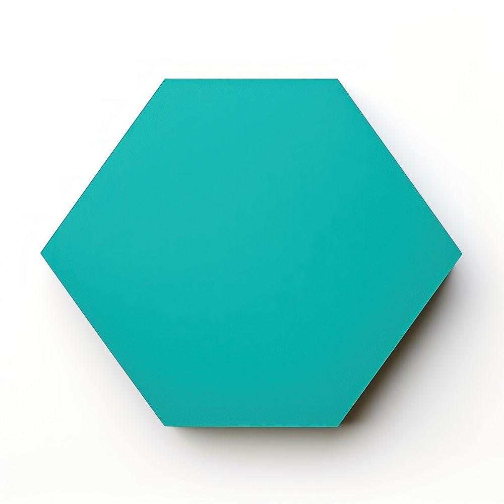 Octagon shape turquoise paper white | Premium Photo - rawpixel