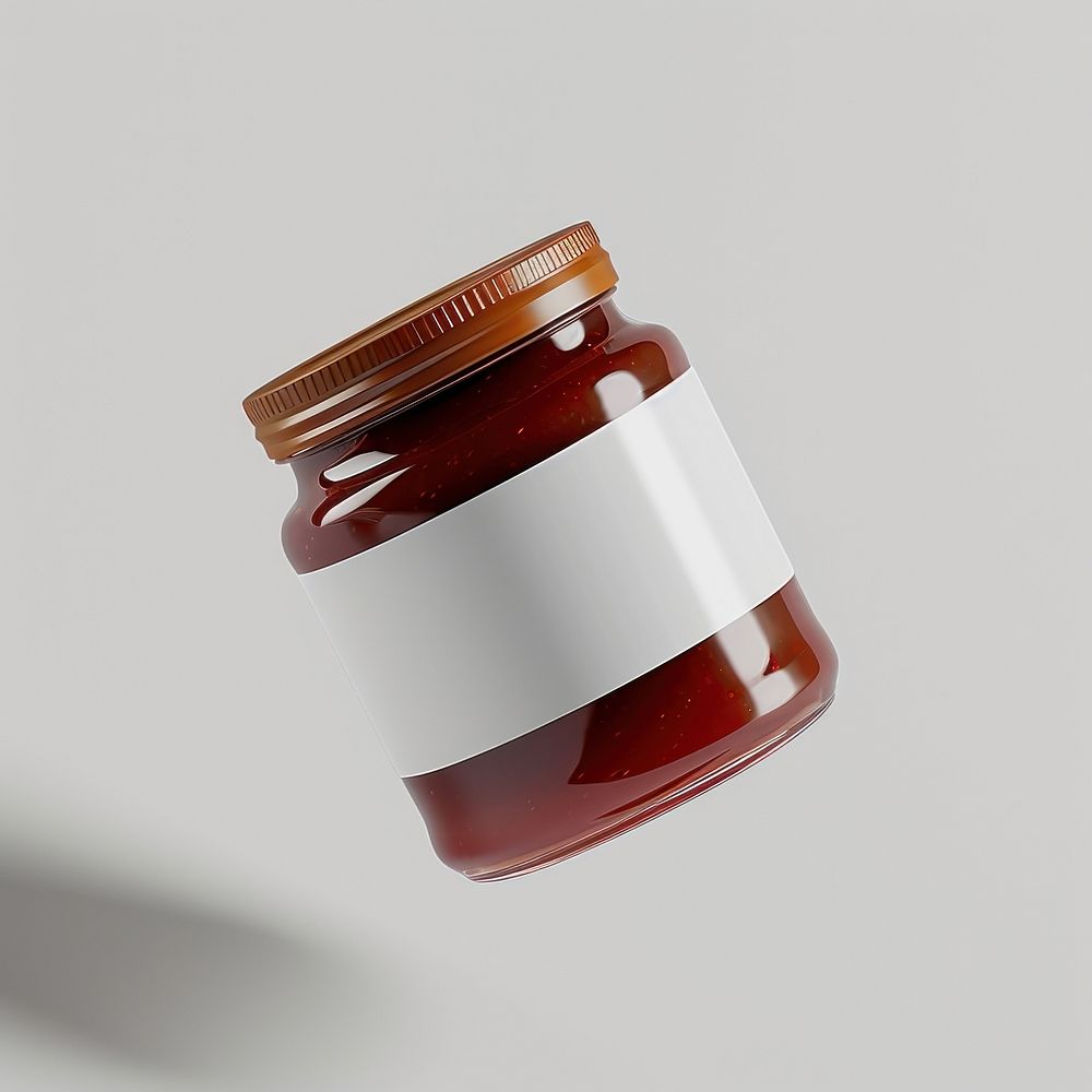 Jam jar label ingredient container | Free Photo - rawpixel