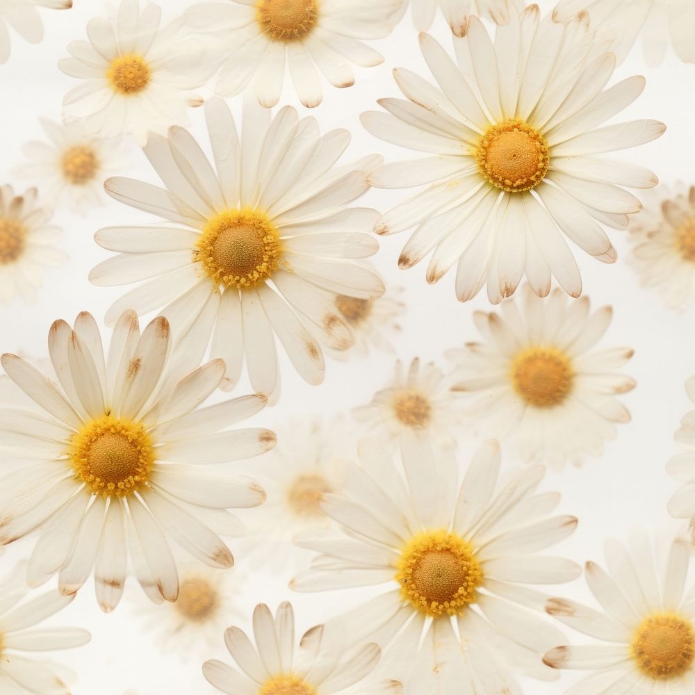 Real Pressed daisy pattern flower | Premium Photo - rawpixel