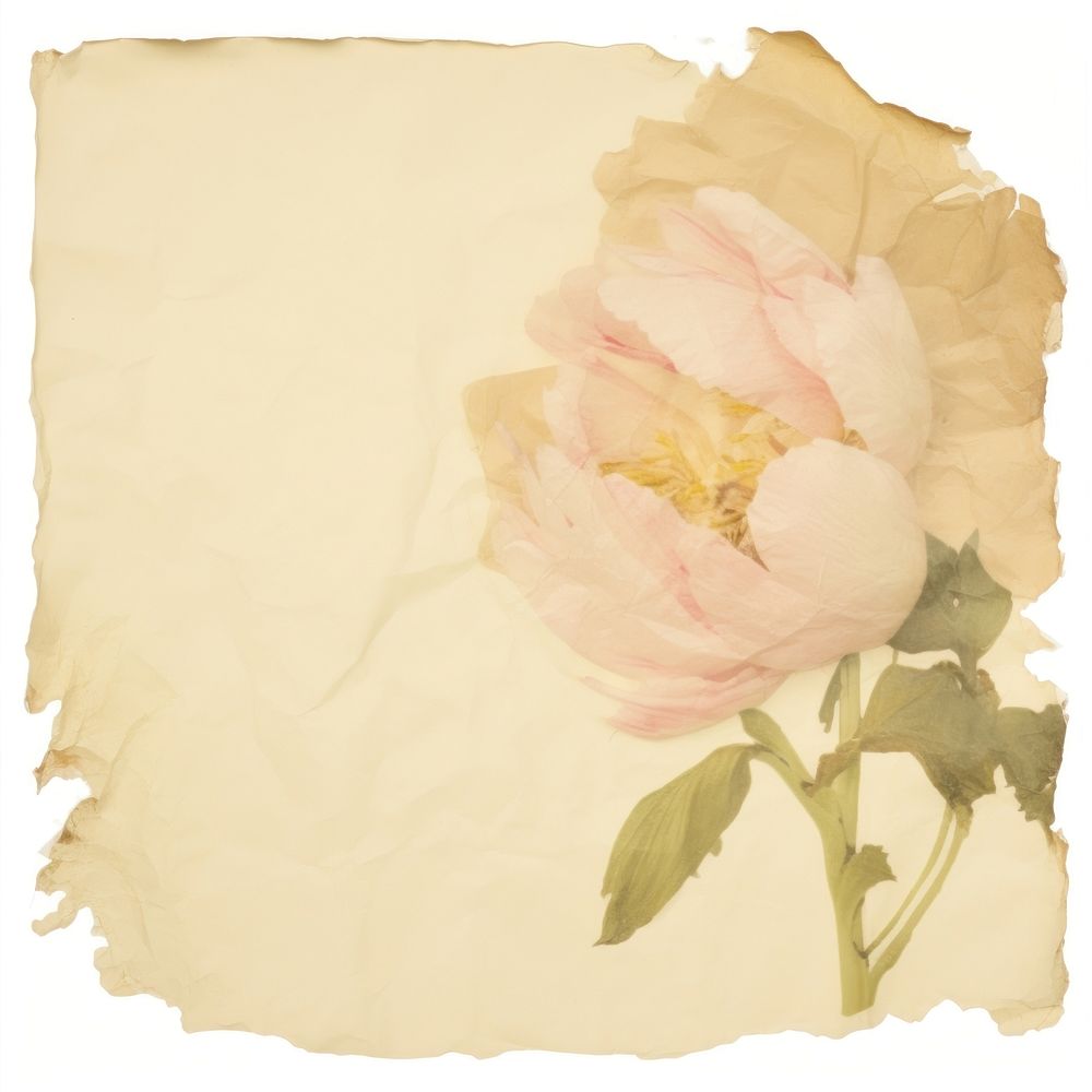 Peony ripped paper flower petal | Premium Photo - rawpixel