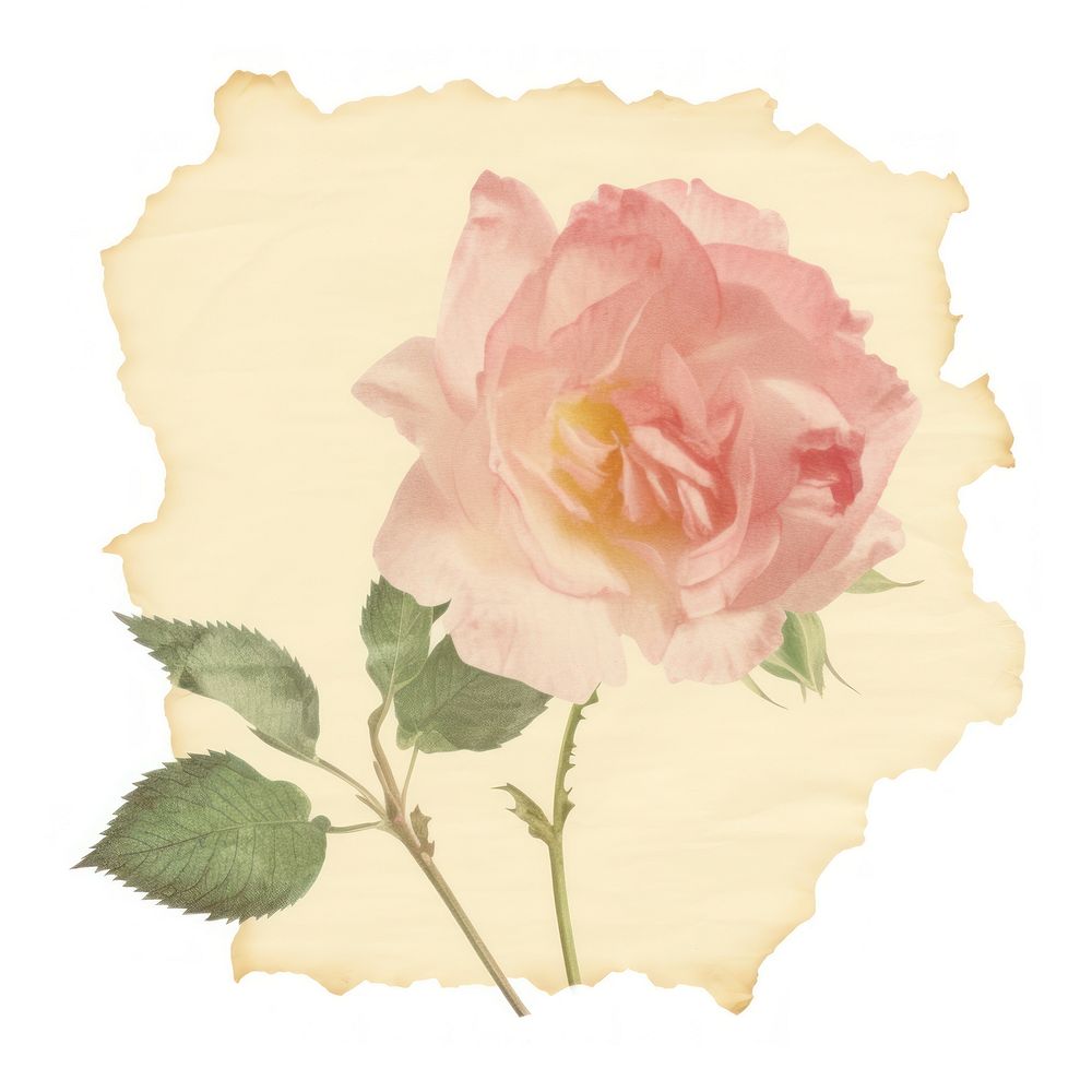 Rose ripped paper flower petal | Premium Photo - rawpixel