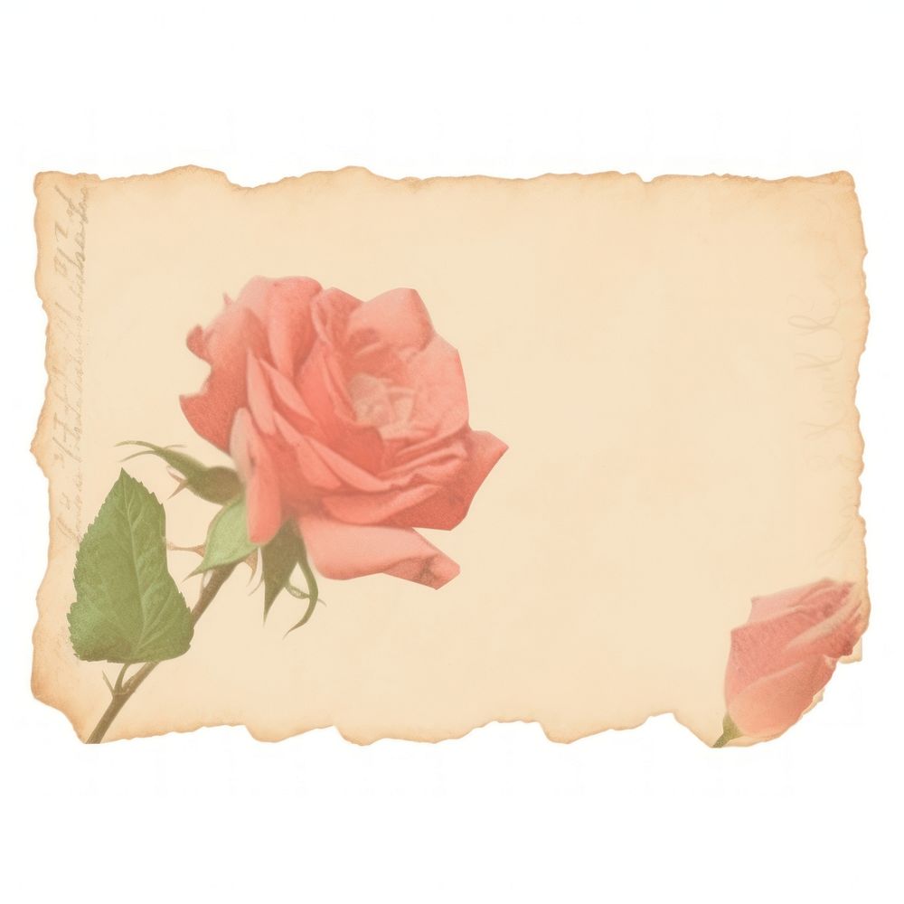 Rose ripped paper flower petal | Premium Photo - rawpixel