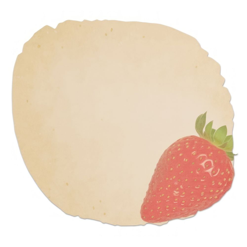 Strawberry shape ripped paper fruit | Free Photo - rawpixel