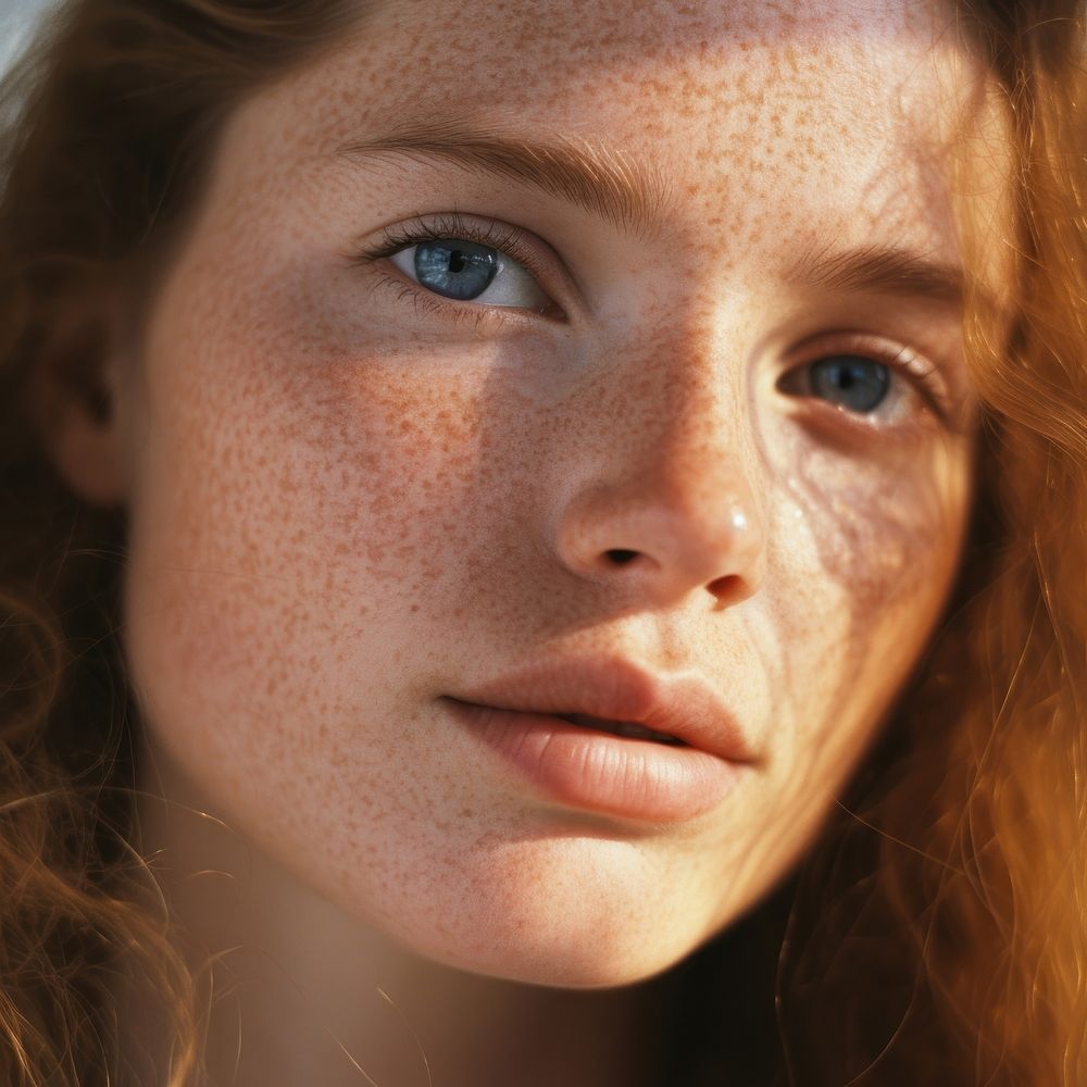 Female face skin freckle adult | Free Photo - rawpixel