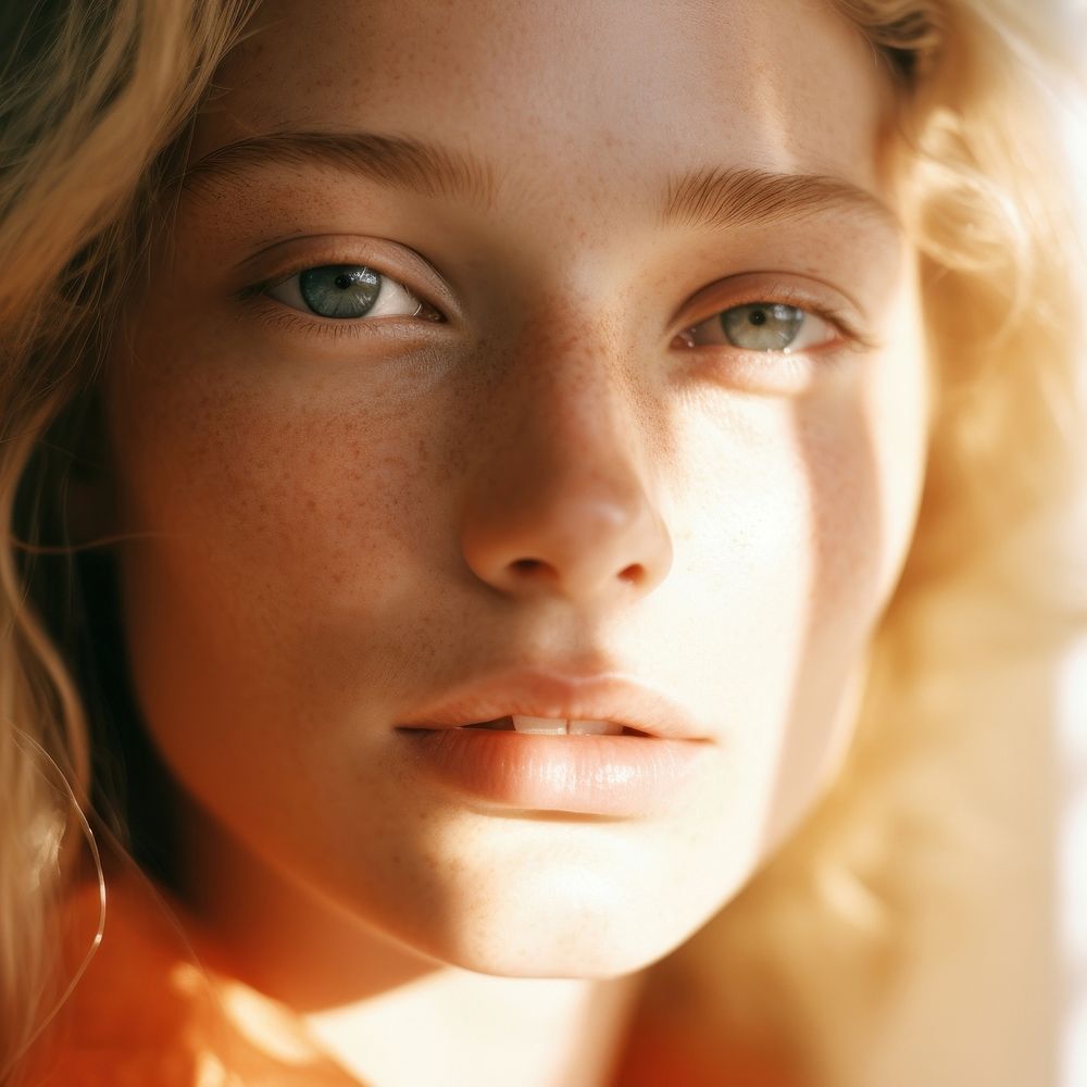 Female face skin photography portrait. | Free Photo - rawpixel