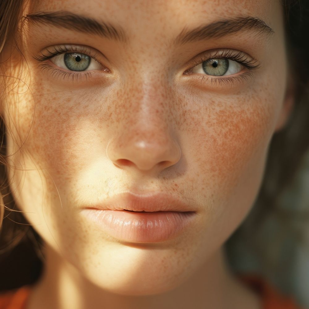 Skin freckle female adult. | Premium Photo - rawpixel