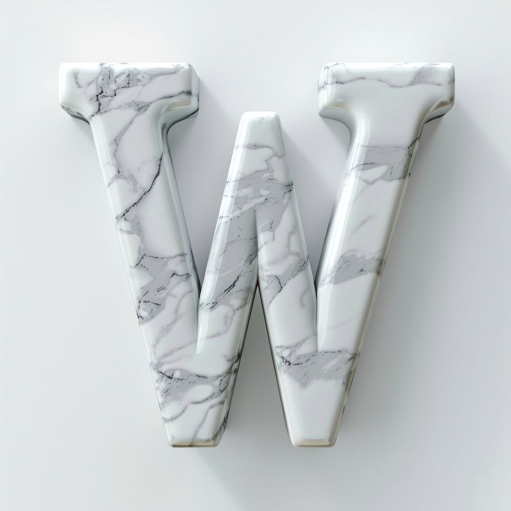 Letter W number symbol white. | Premium Photo Illustration - rawpixel