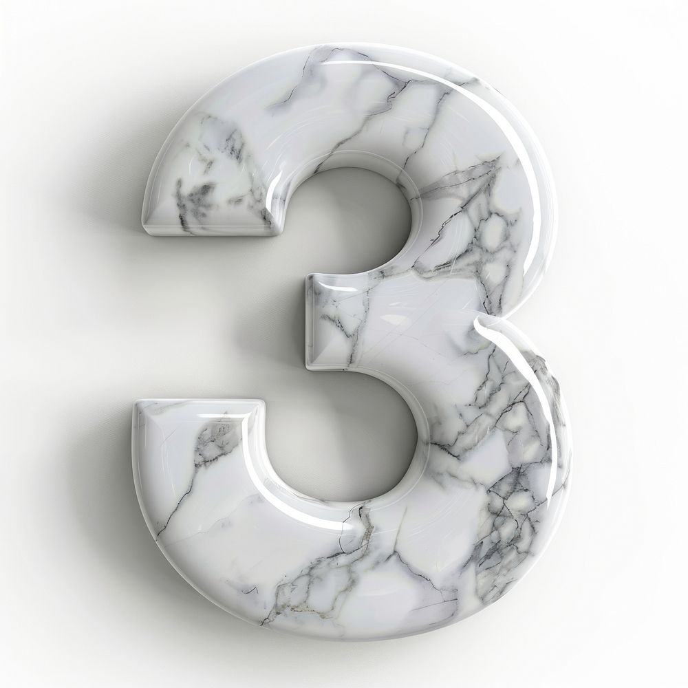 Number 3 number symbol shape. | Premium Photo Illustration - rawpixel