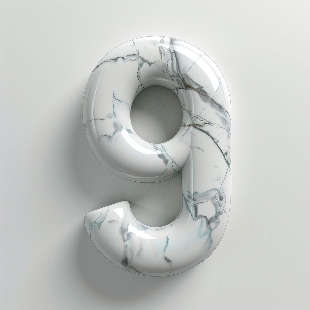 Number 9 number symbol shape. | Free Photo Illustration - rawpixel