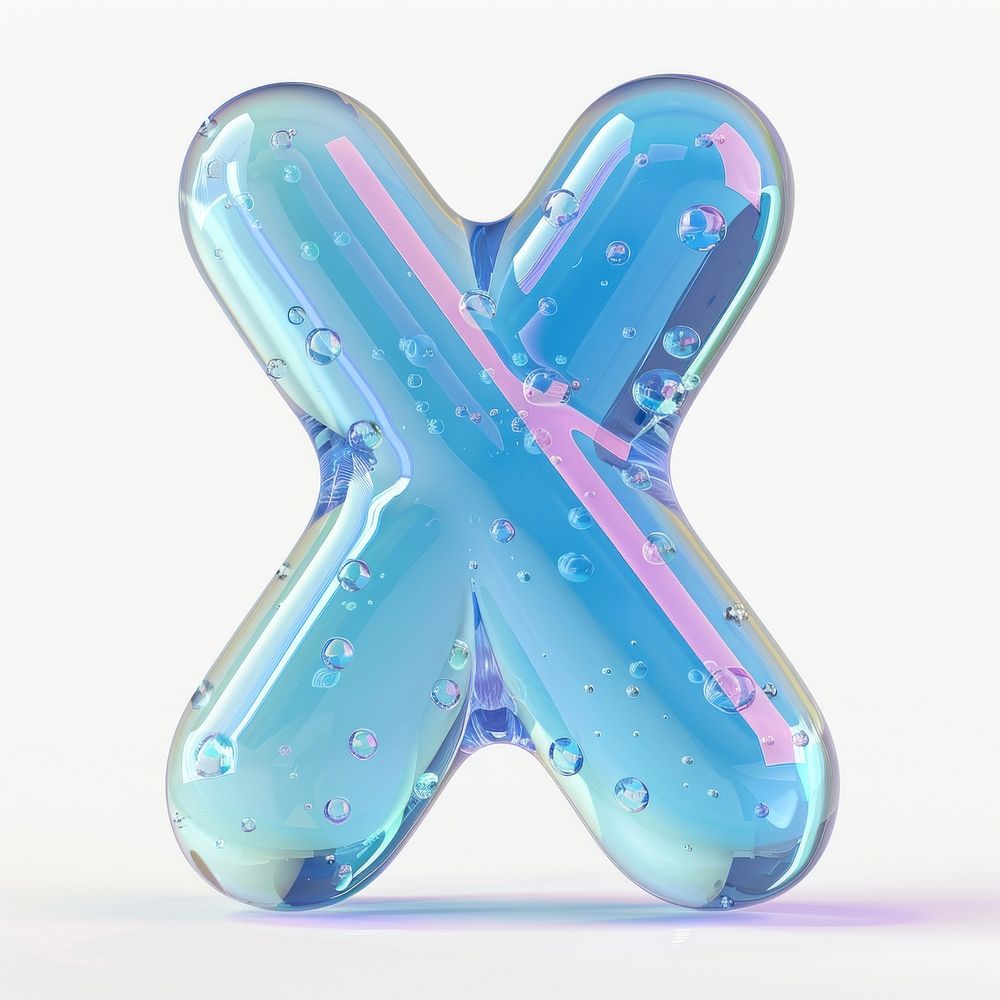 Letter X shape blue white | Free Photo Illustration - rawpixel