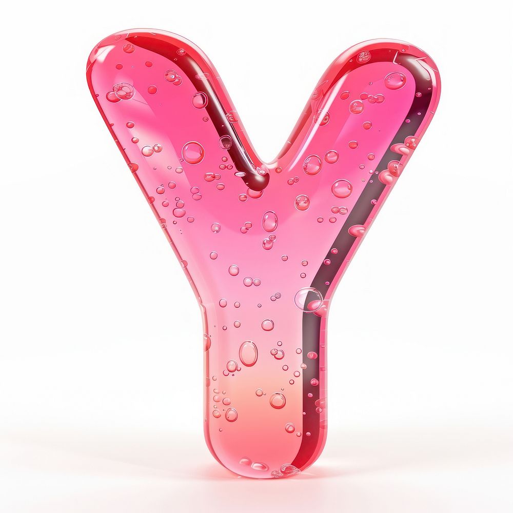 Letter Y pink red white | Free Photo Illustration - rawpixel