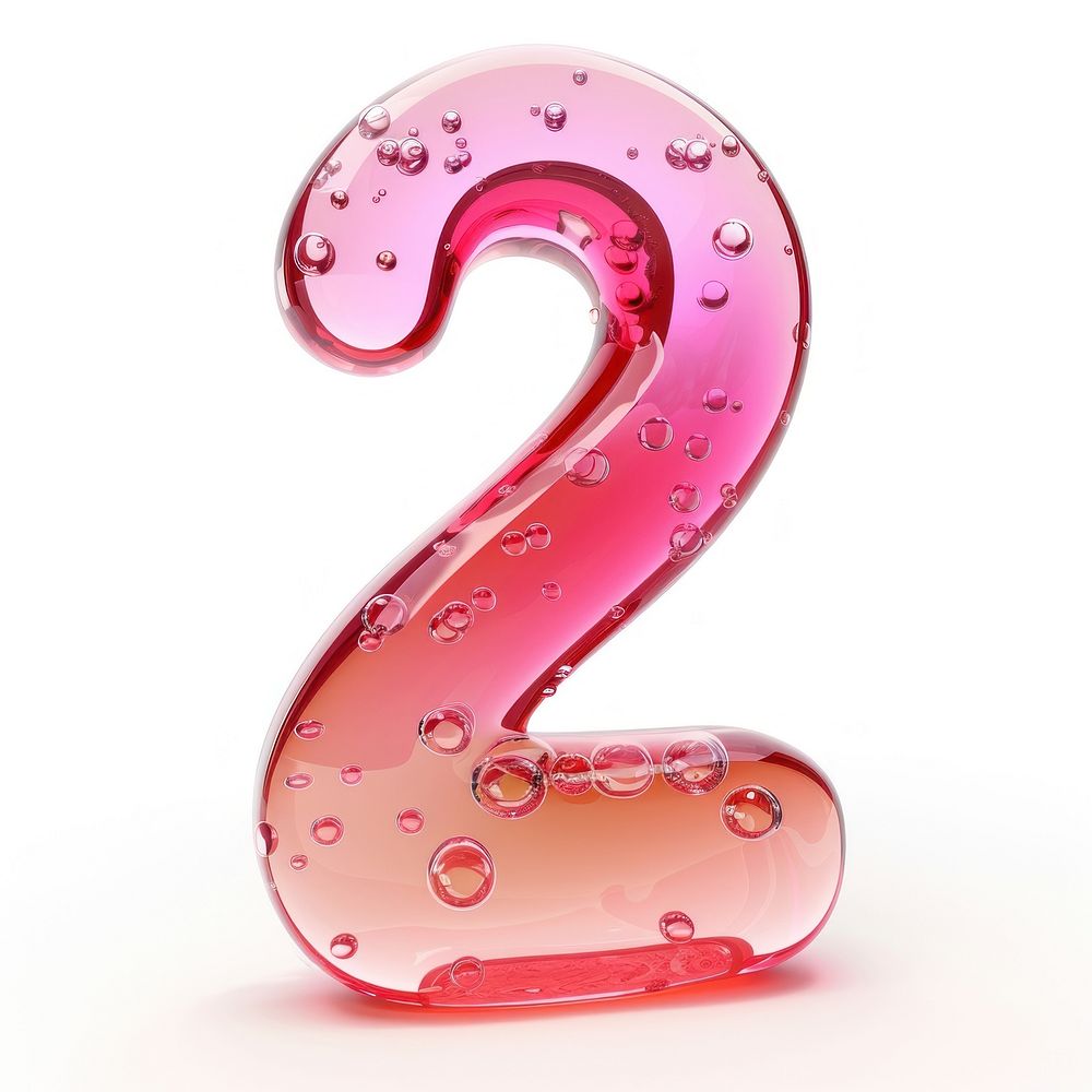Number 2 number symbol pink. | Premium Photo Illustration - rawpixel