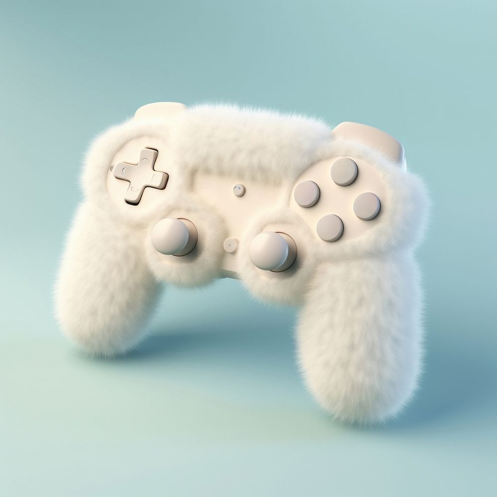 Fluffy fur airplane controller joystick | Premium Photo Illustration ...