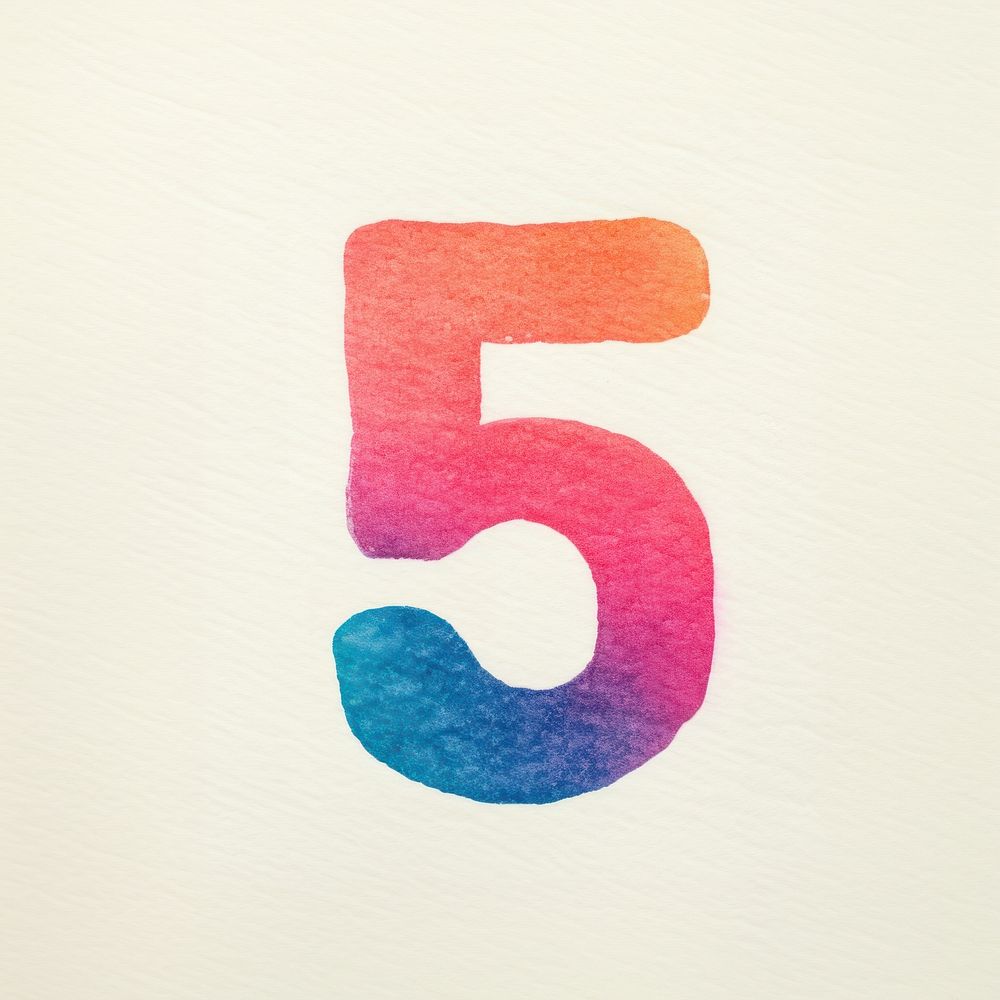 Number letters 5 text alphabet | Free Photo Illustration - rawpixel