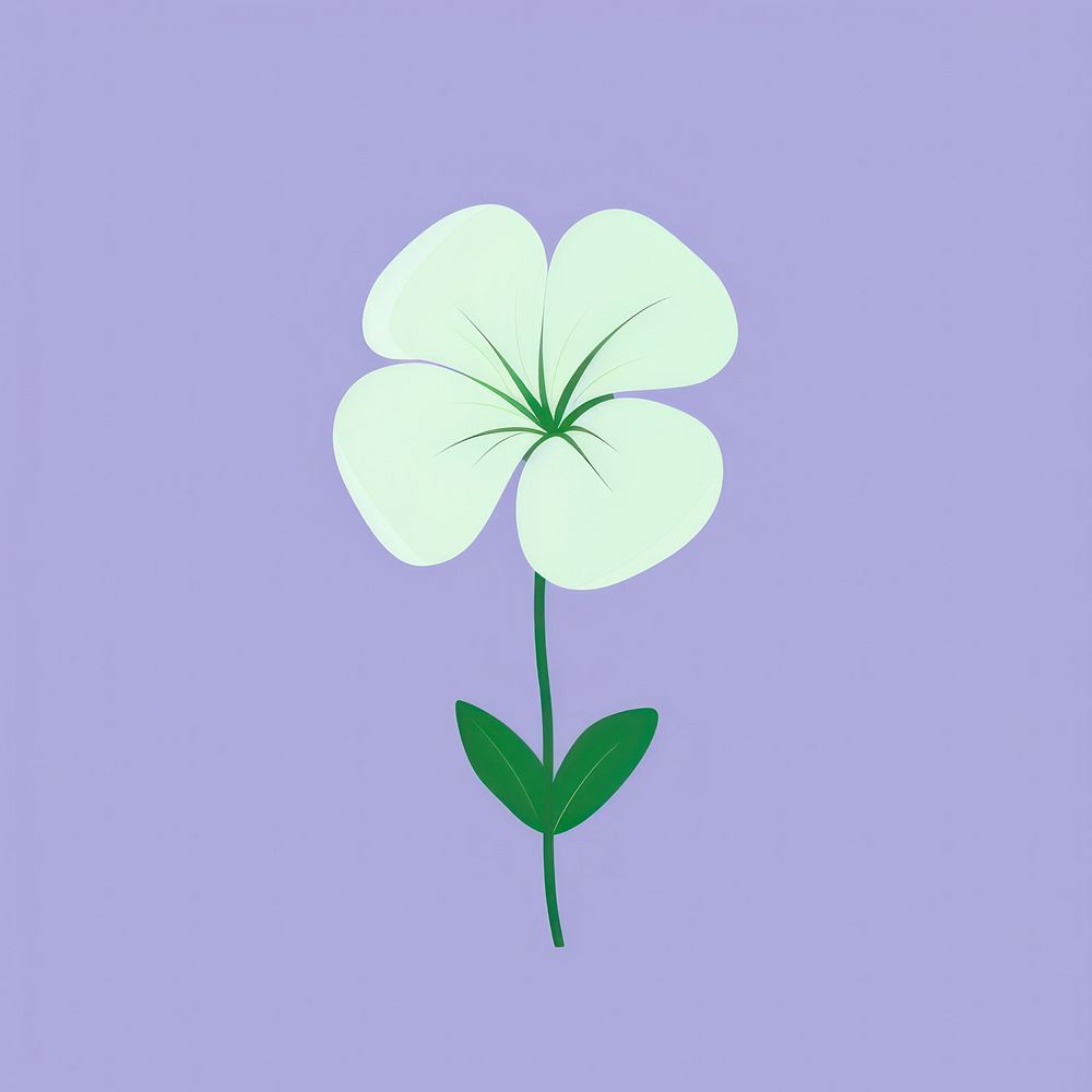 Petunia cartoon flower petal. | Free Photo Illustration - rawpixel