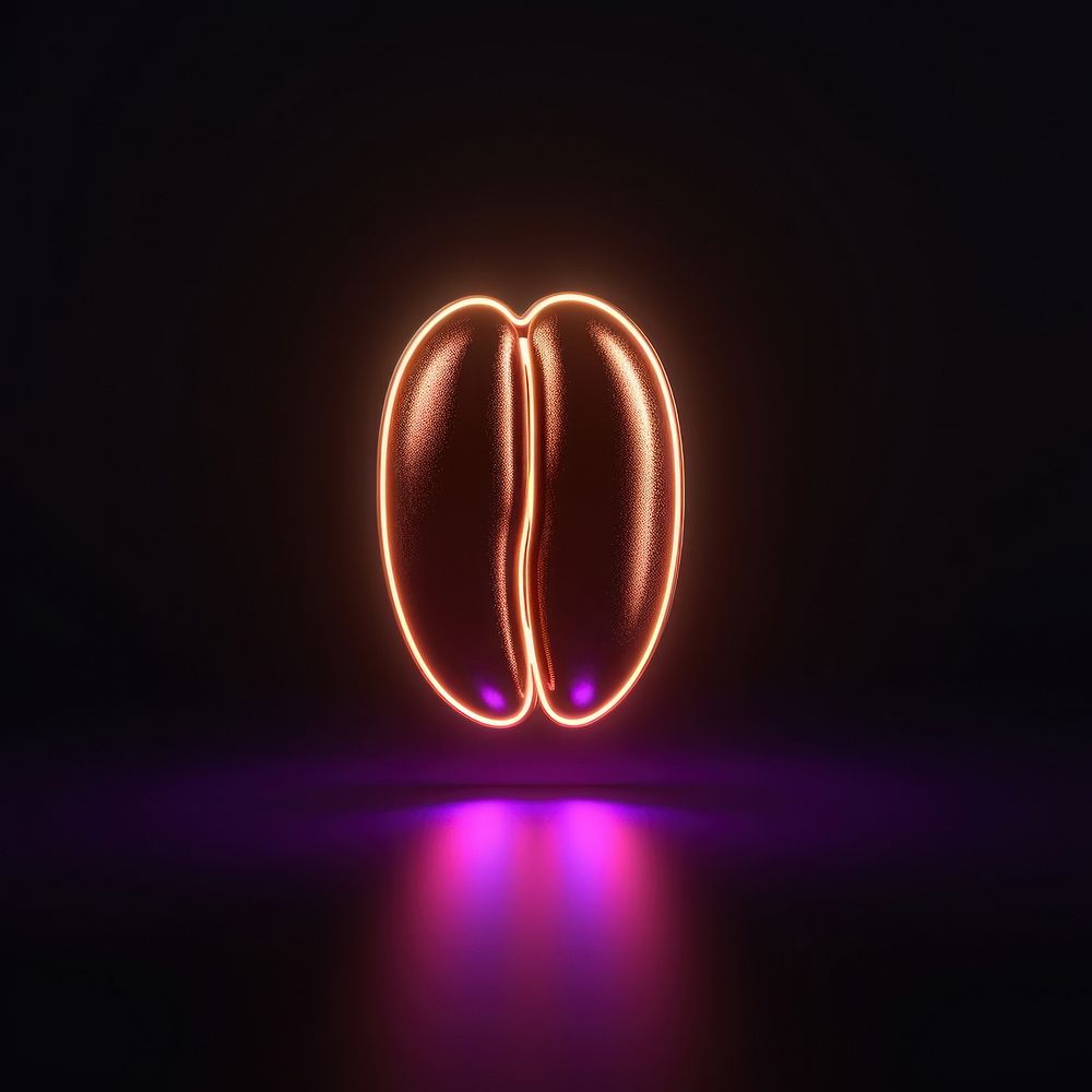 Coffee bean light lighting night. | Premium Photo Illustration - rawpixel