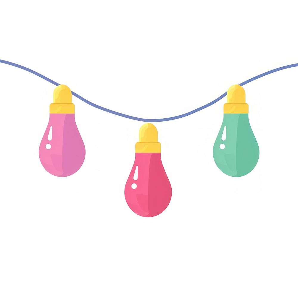 Christmas light bulb string lightbulb | Free Photo Illustration - rawpixel