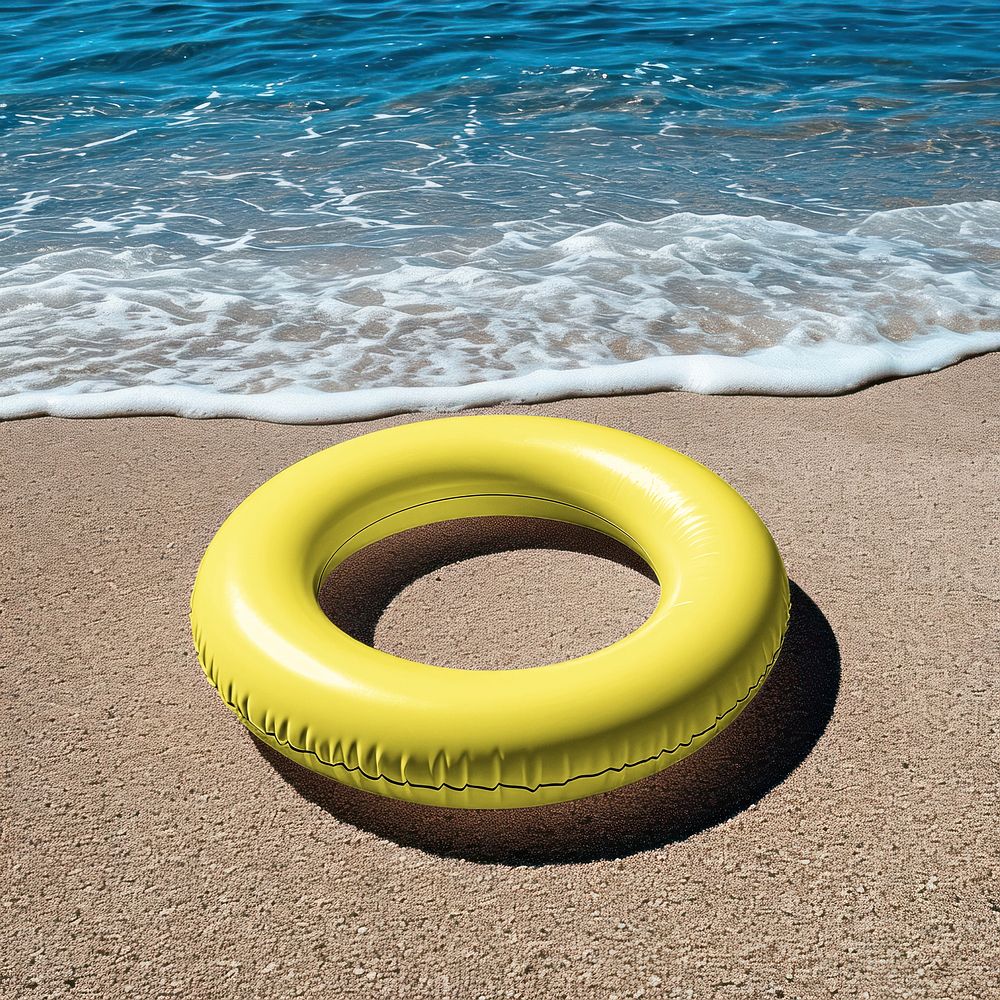 Yellow swim ring | Free Photo - rawpixel