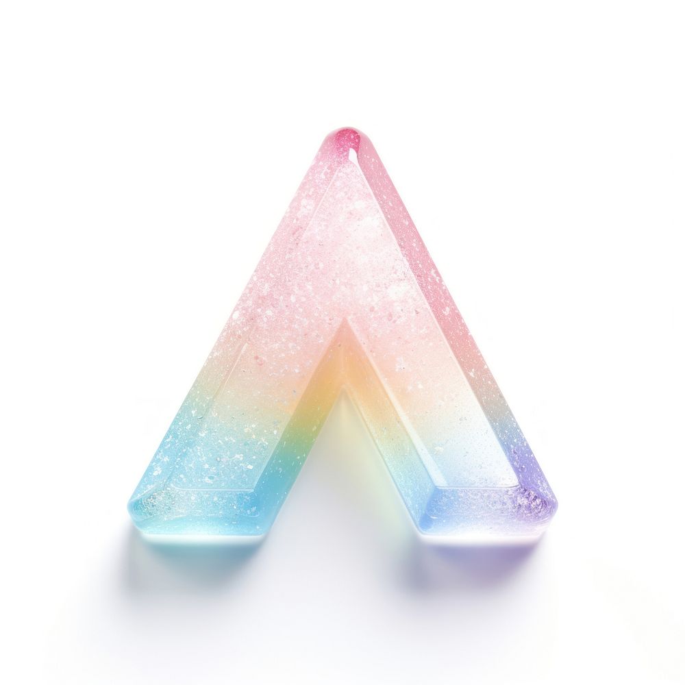 3d jelly glitter arrow triangle | Free Photo Illustration - rawpixel