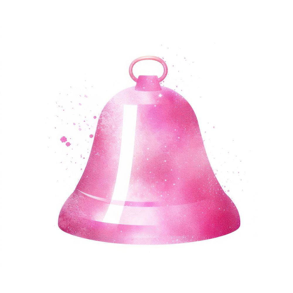 Color pink bell icon white | Free Photo Illustration - rawpixel