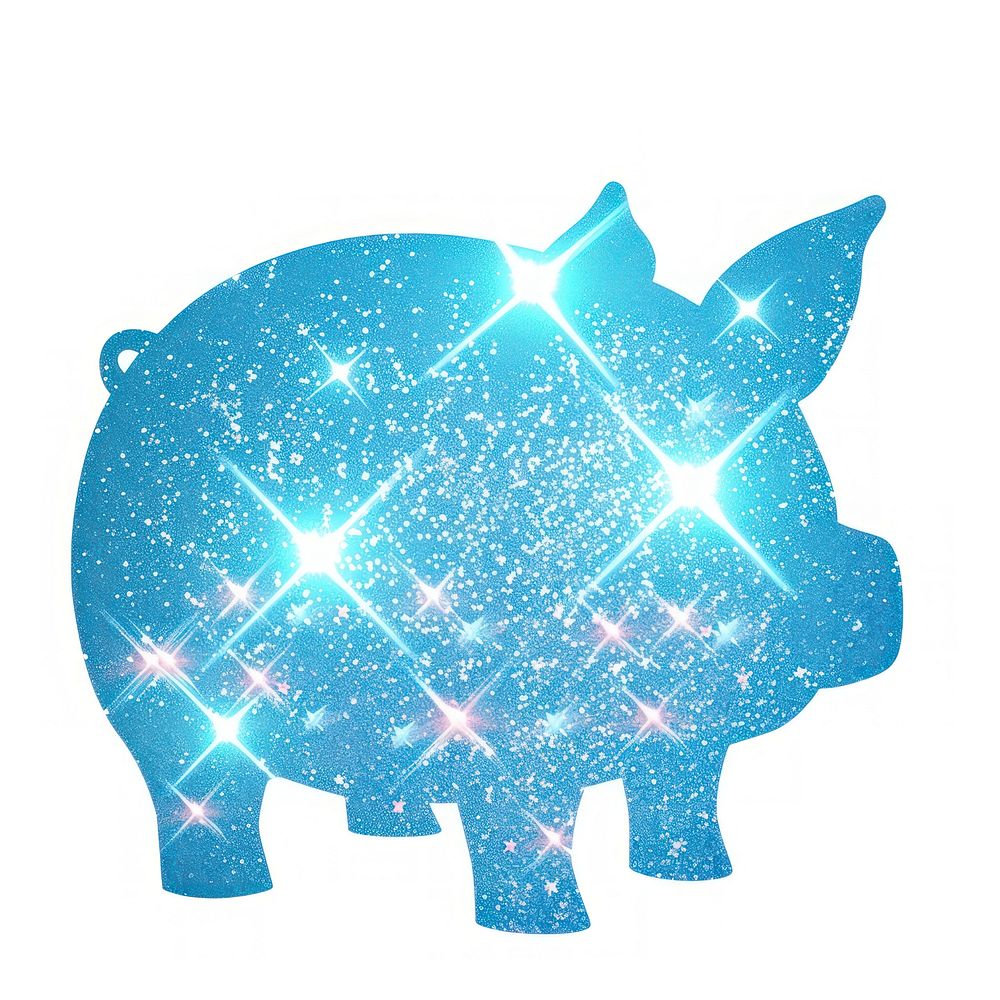 Blue Piggy bank icon shape | Free Photo Illustration - rawpixel